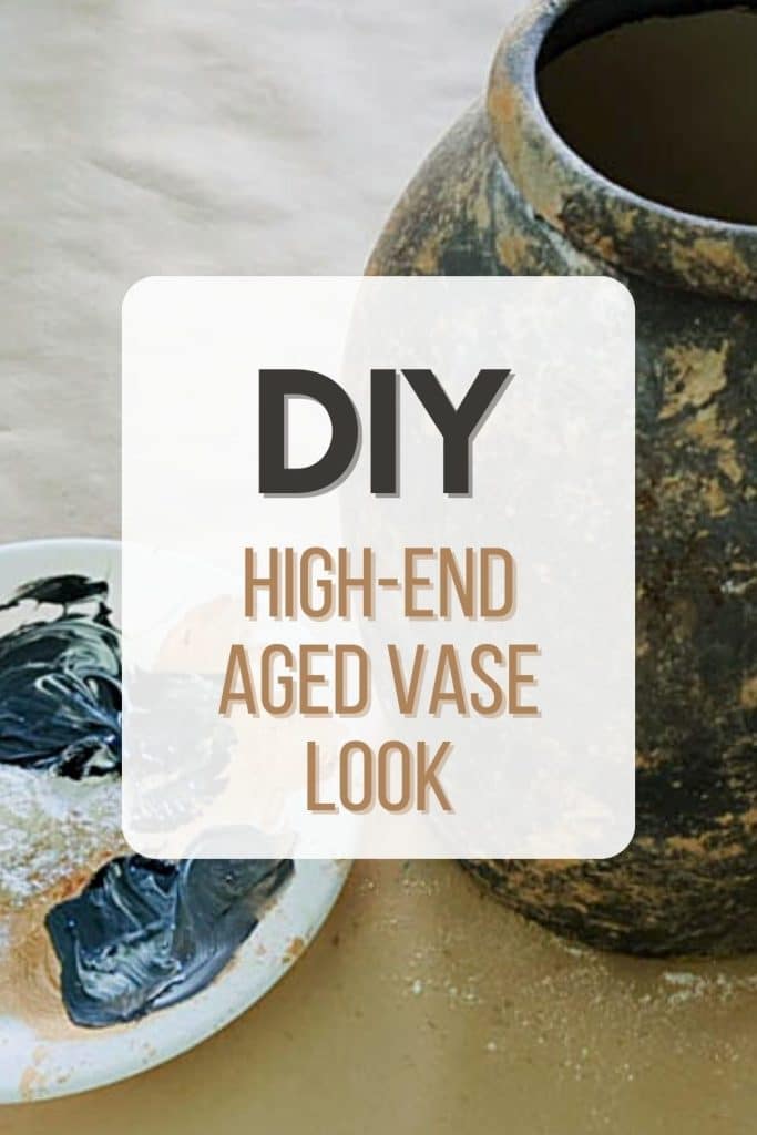Easy DIY Aged Vase - Step-by-Step Tutorial Using Paint - Simply Lovely ...