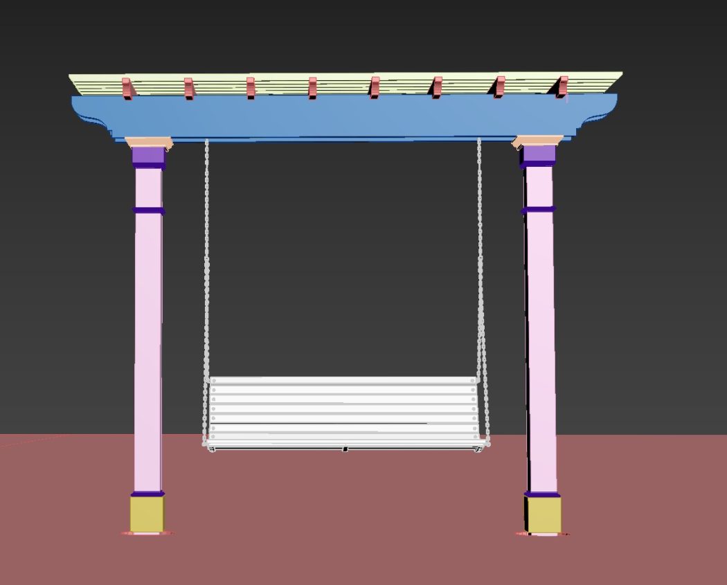 How To DIY Outdoor Pergola Swing On A Budget - Simply Lovely Living