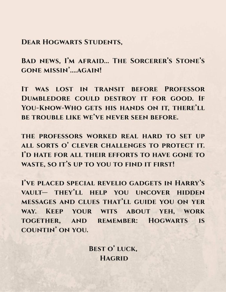 How to Create a Magical Harry Potter Escape Room for Kids - Simply ...