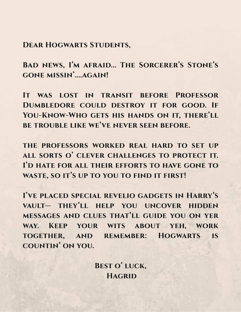 How to Create a Magical Harry Potter Escape Room for Kids - Simply ...